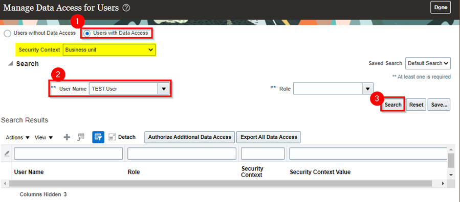 ORACLE REQUIRED SETUP FOR RAPIDTEST